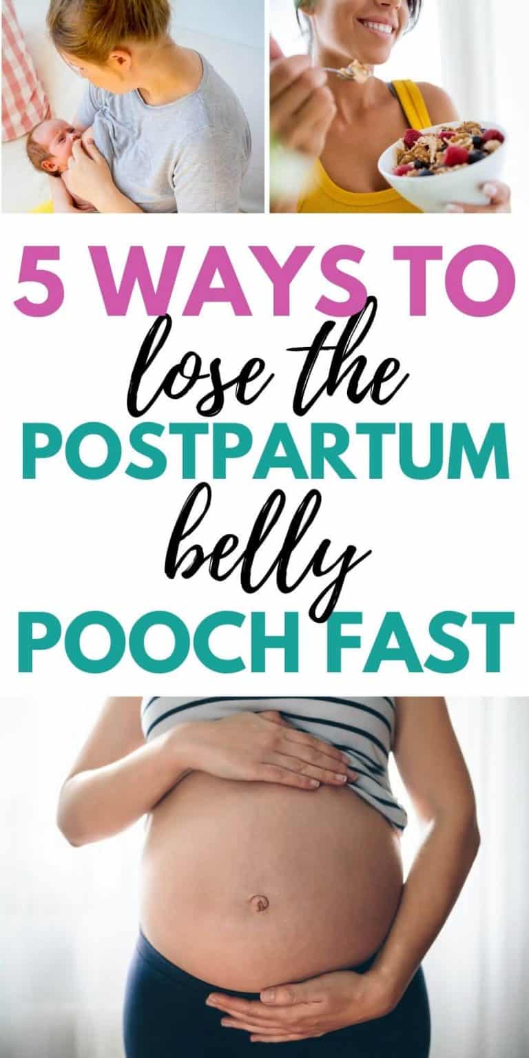 5 Ways To Lose the Postpartum Belly Pooch Fast - Birth Eat Love