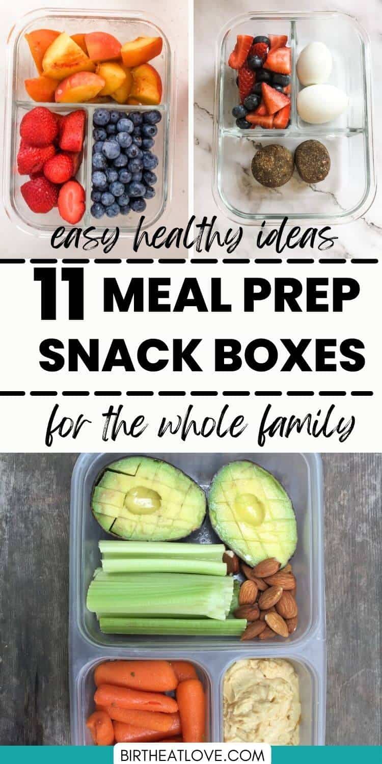 Healthy Meal Prep Snacks that are Super Easy to Make Ahead - Birth Eat Love