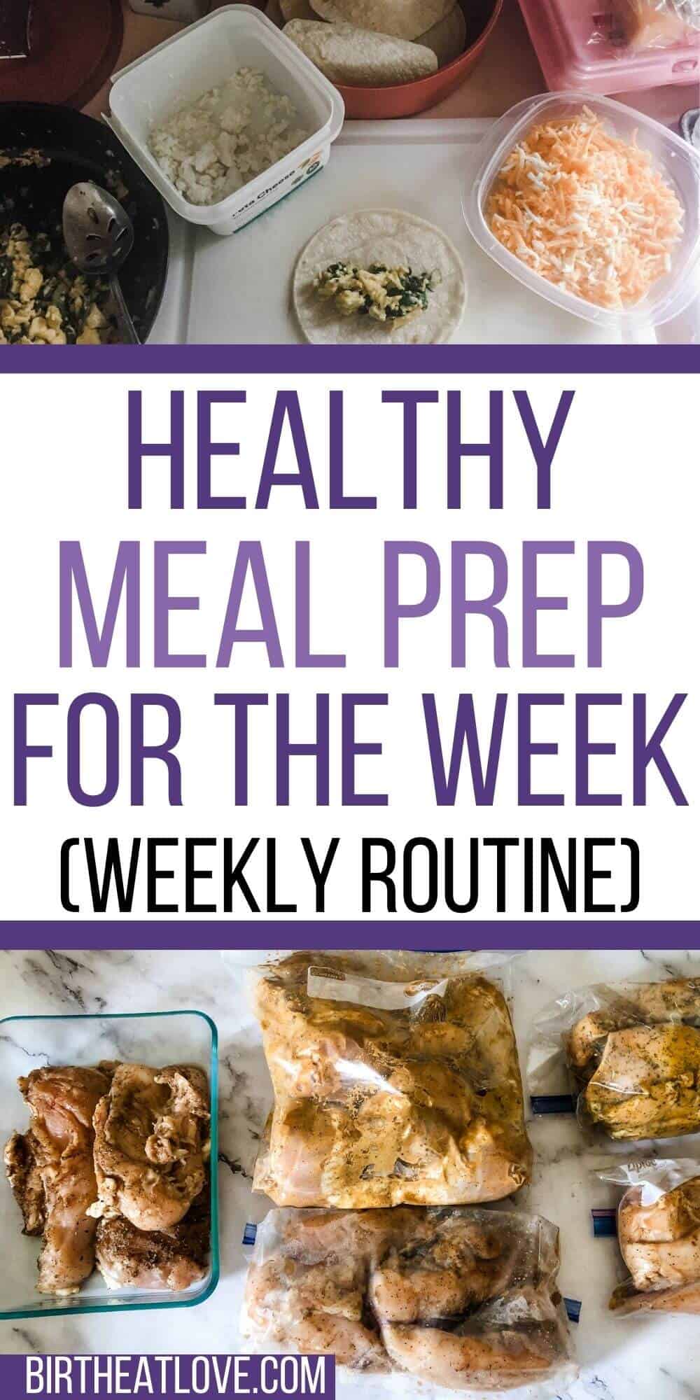 How to Meal Prep for the Week - Birth Eat Love