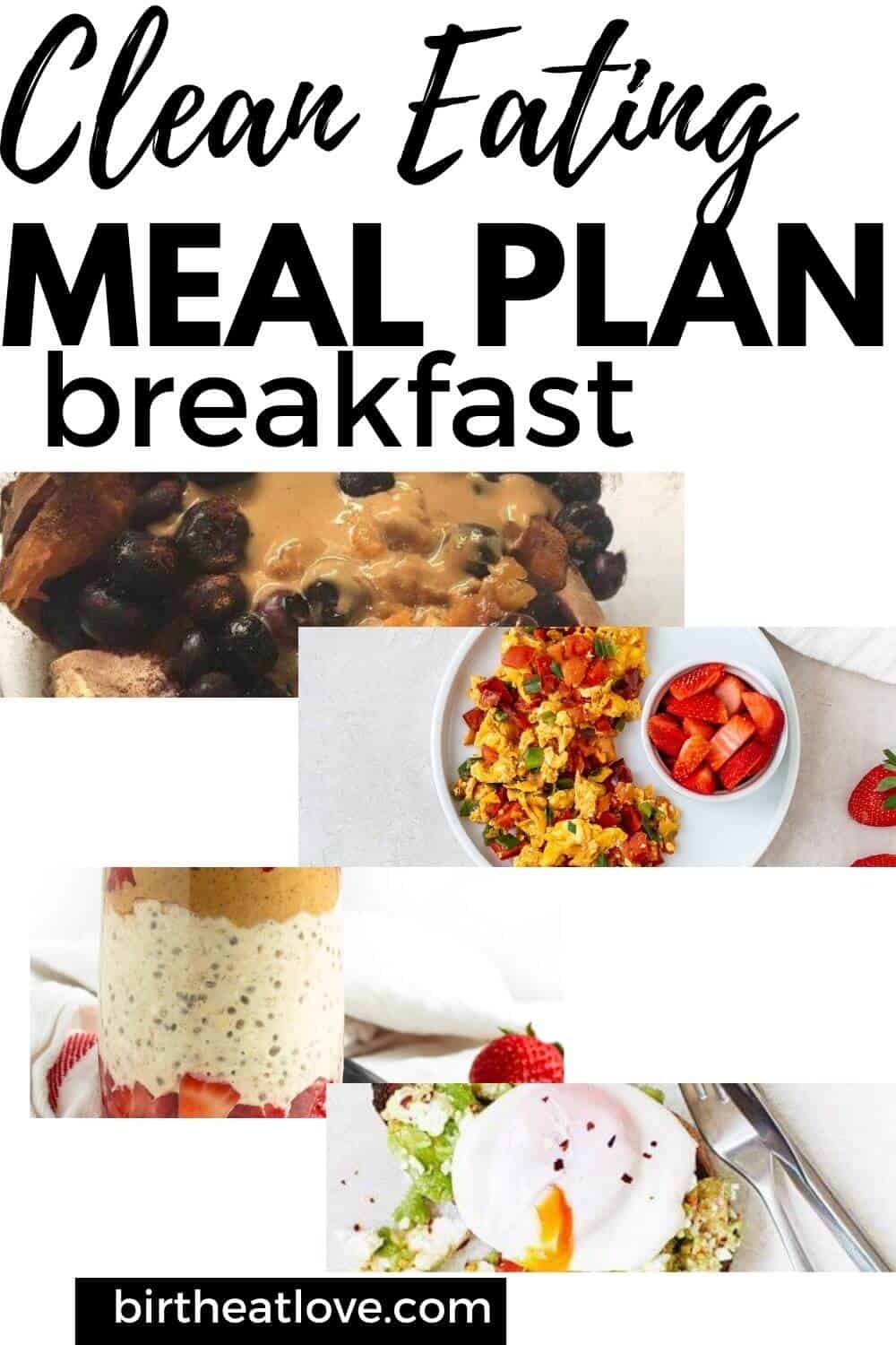 Clean Eating Family Meal Plan (7 Day) - Birth Eat Love