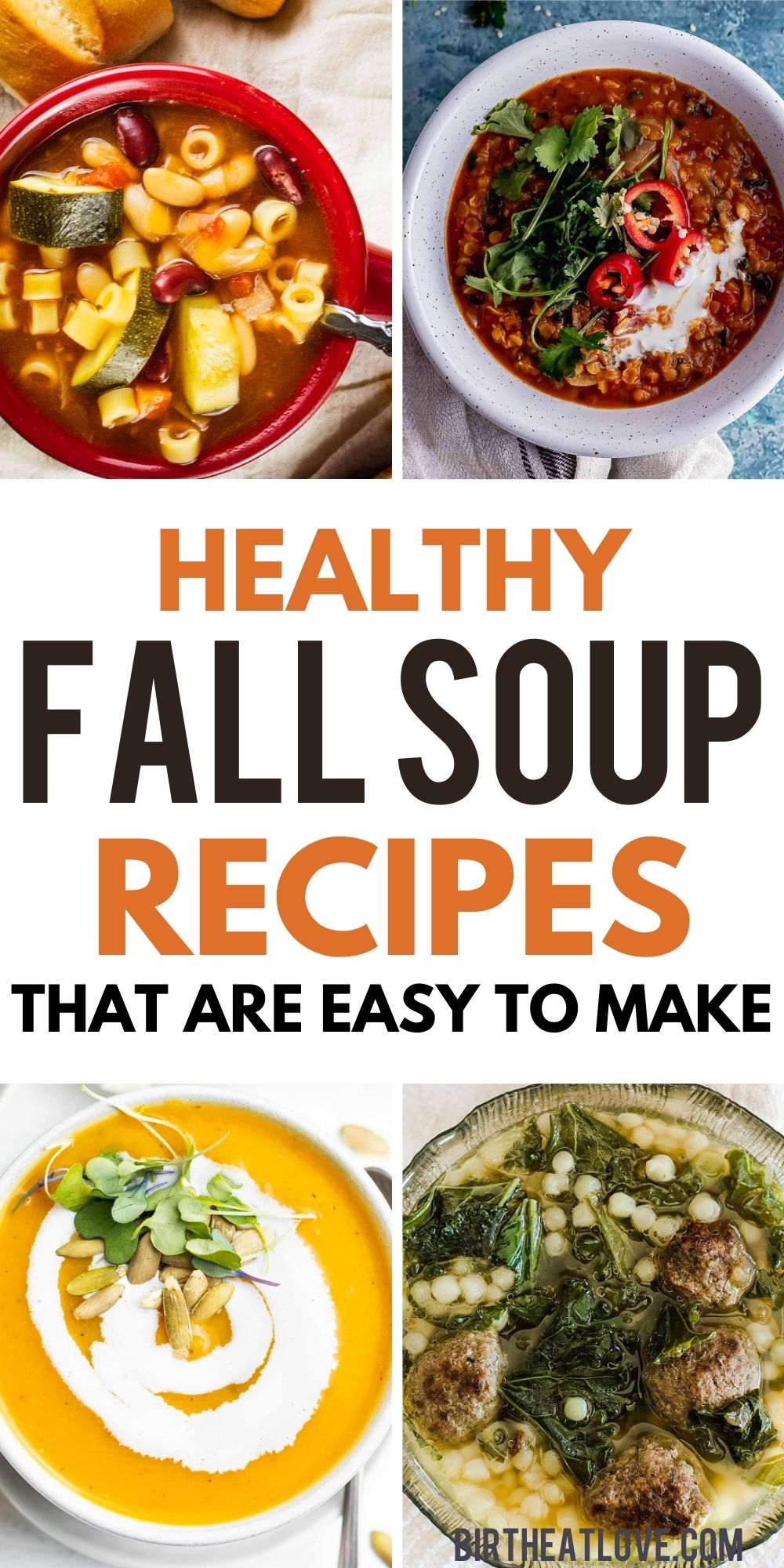 30+ Fall Soup Recipes for Healthy Eating this Autumn - Birth Eat Love