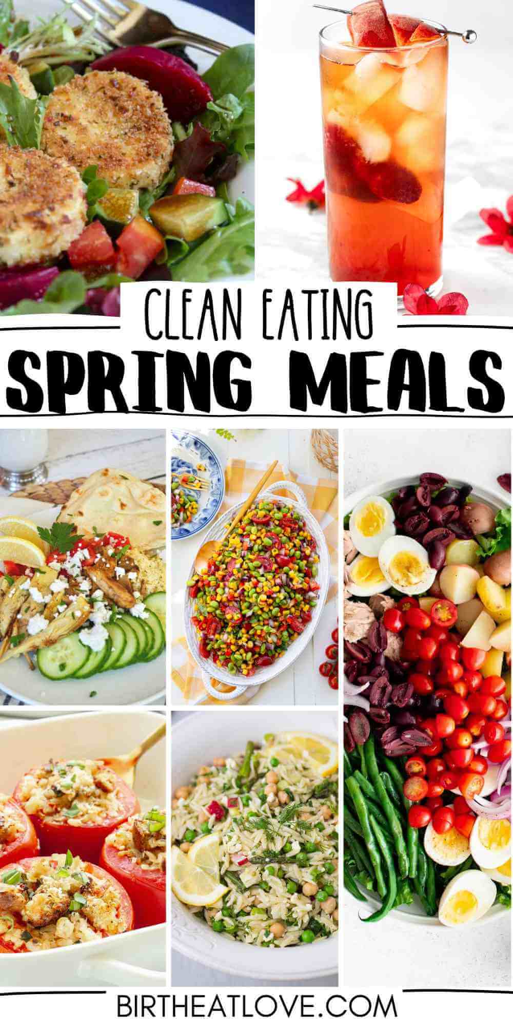 Spring Meals - Clean Eating Recipes for Meal Planning - Birth Eat Love