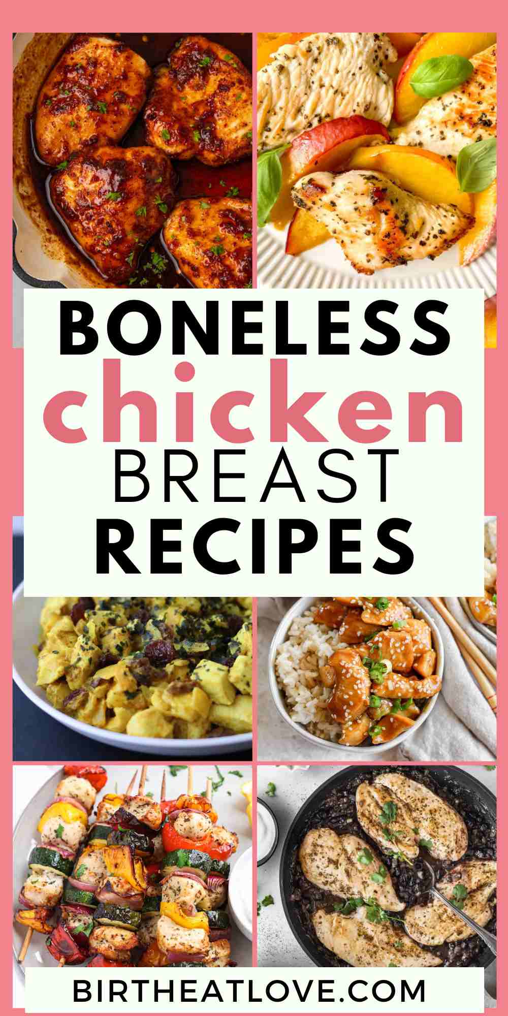 15 Boneless Chicken Breast Recipes (that never get boring!) - Birth Eat ...