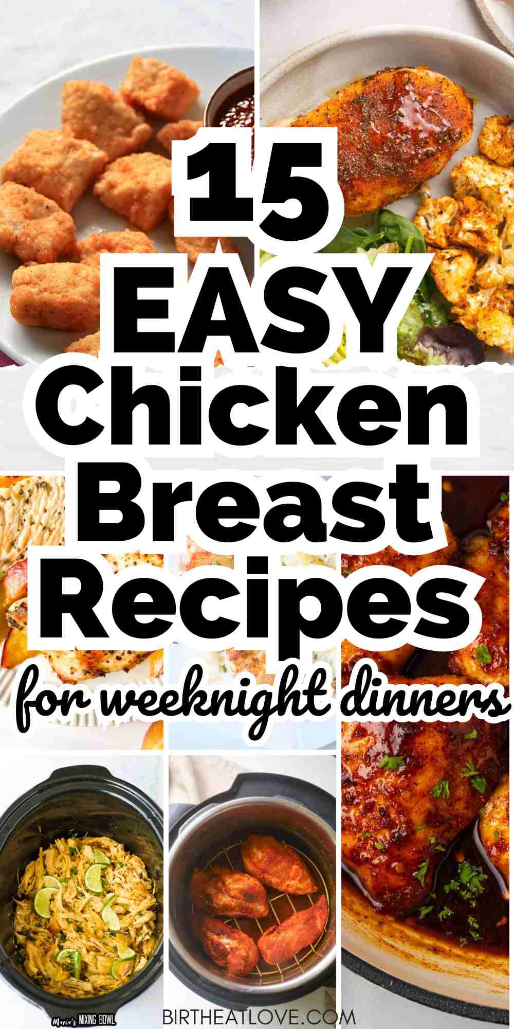 15 Boneless Chicken Breast Recipes (that never get boring!) - Birth Eat ...