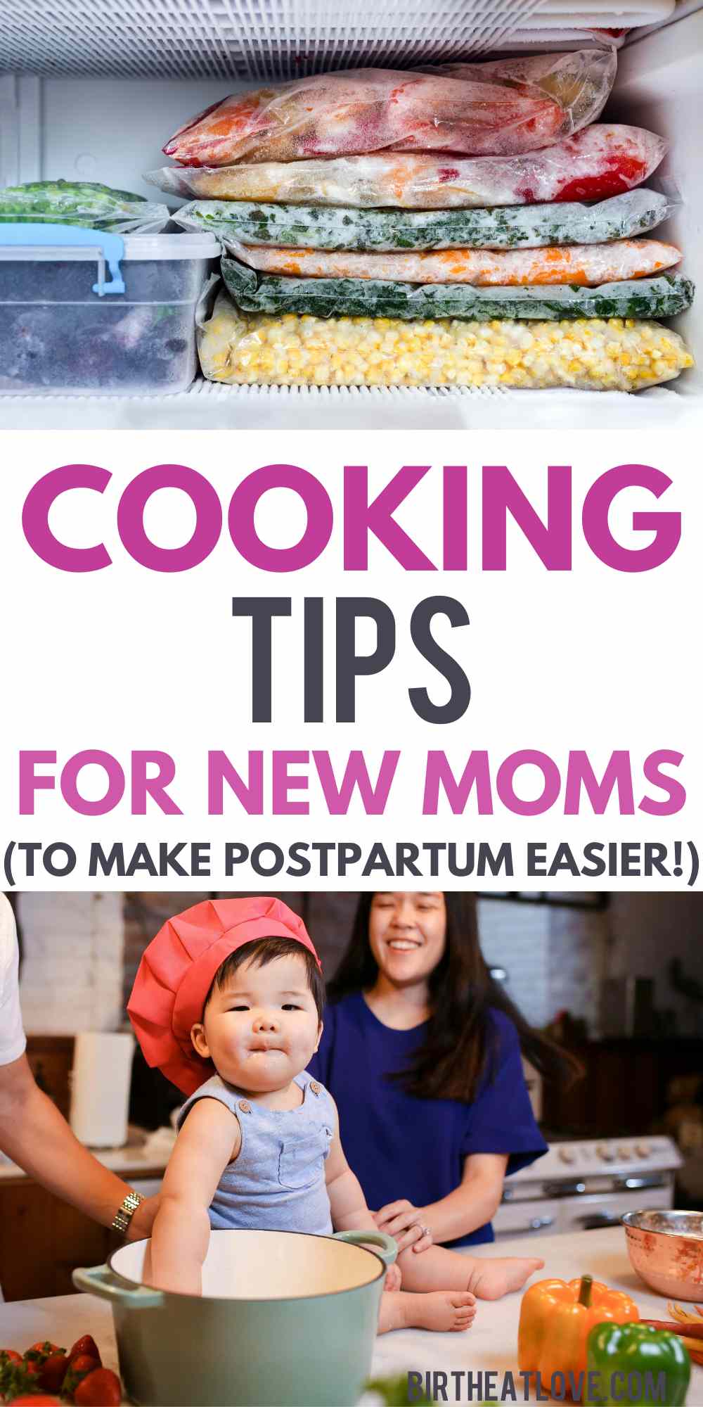 How to Cut Down Cooking Time as a New Mom - Birth Eat Love