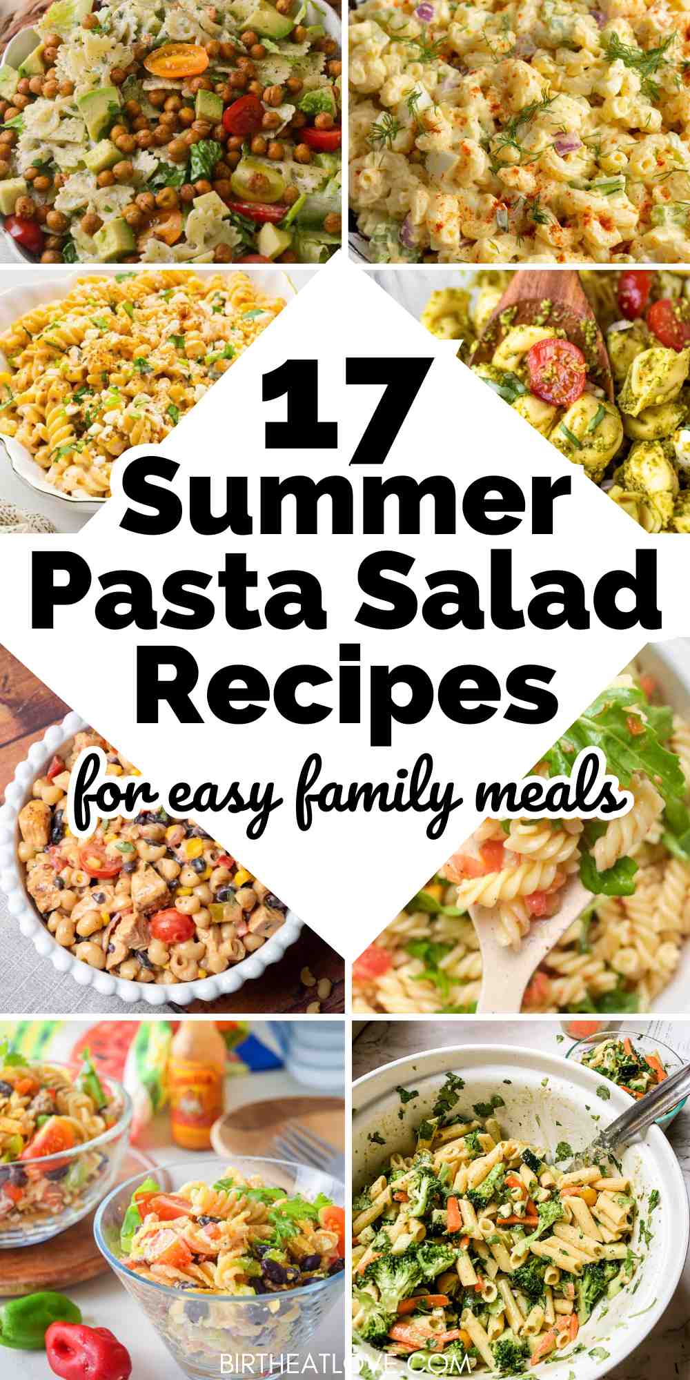 17 Cold Pasta Salad Recipes for Summer - Birth Eat Love