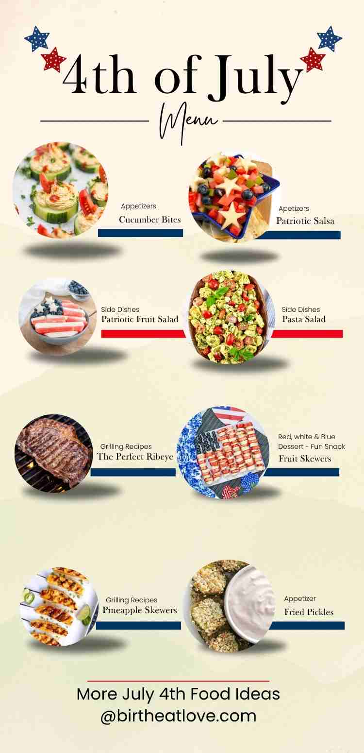 Healthy 4th of July Food Ideas for Backyard Barbeque - Birth Eat Love