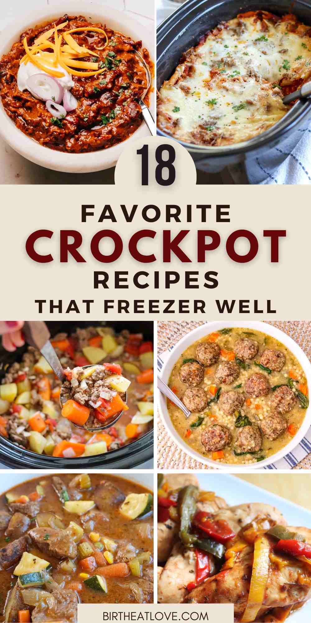 15 Crockpot Freezer Meals to Make Ahead for Easy Meal Planning - Birth ...